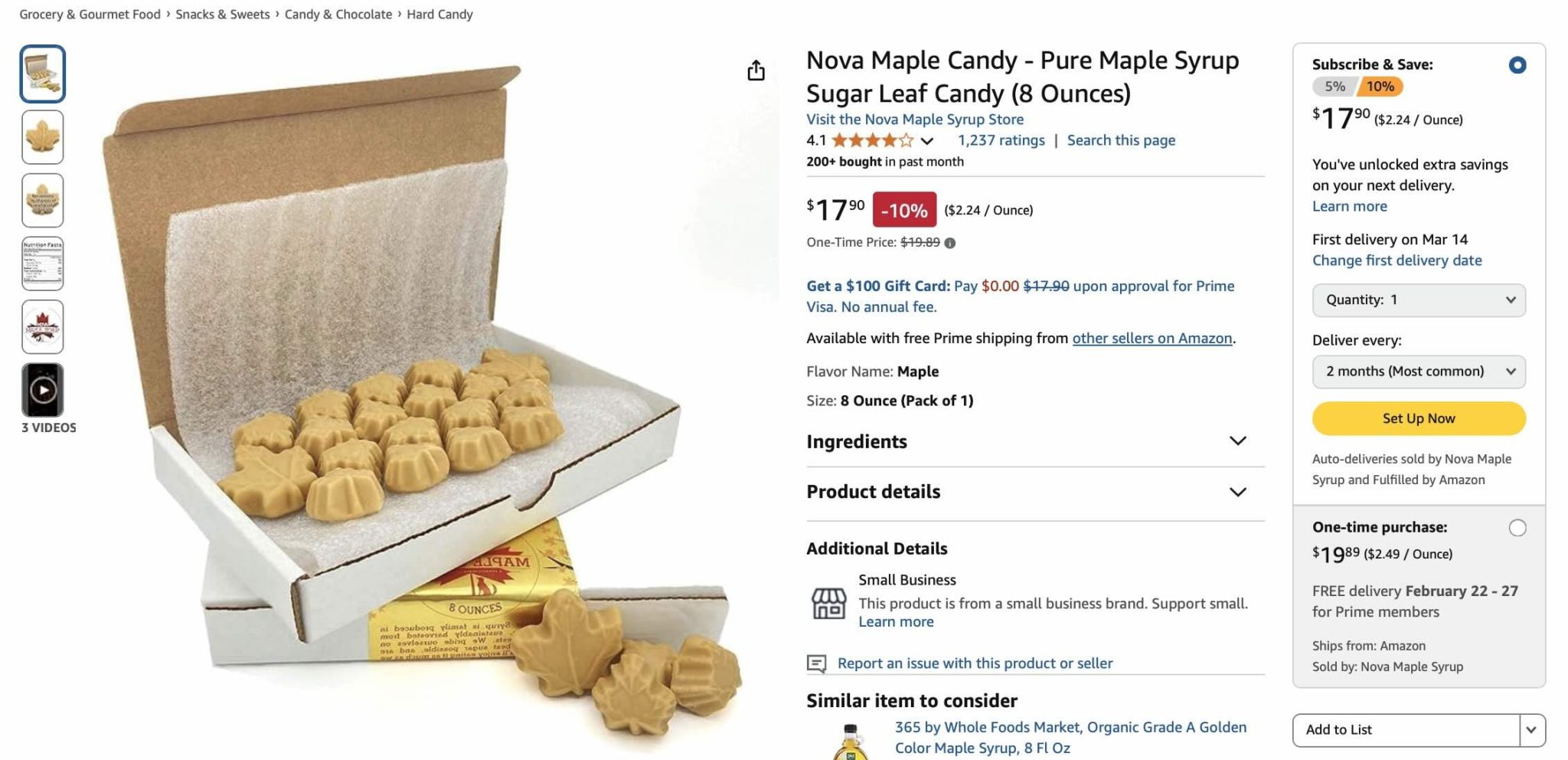 Nova Maple Syrup | Authentic Pennsylvania Maple Syrup