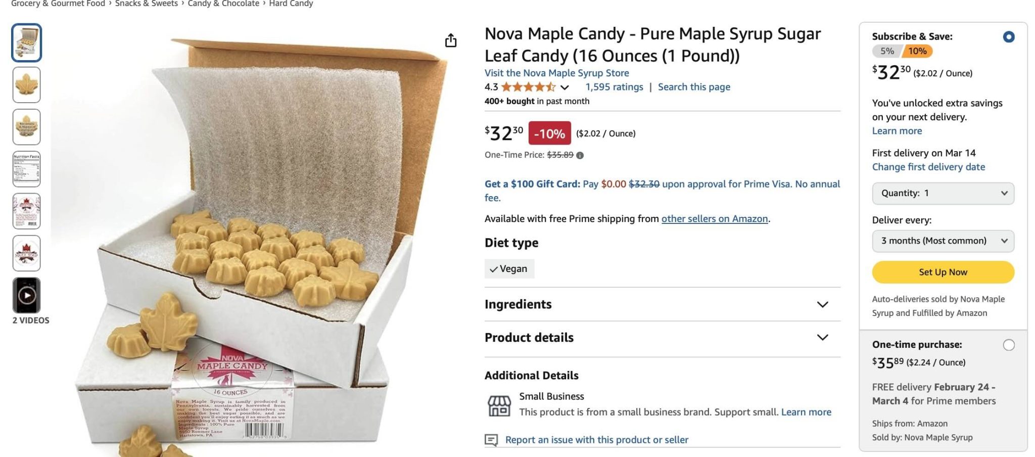 Nova Maple Syrup | Authentic Pennsylvania Maple Syrup