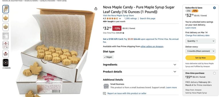 Nova Maple Syrup | Authentic Pennsylvania Maple Syrup